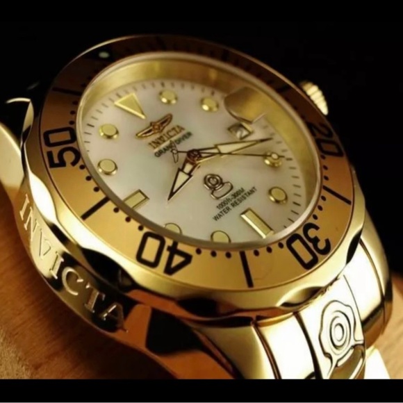 Invicta | Accessories | Invicta Mens Watch Grand Diver Automatic Yellow ...